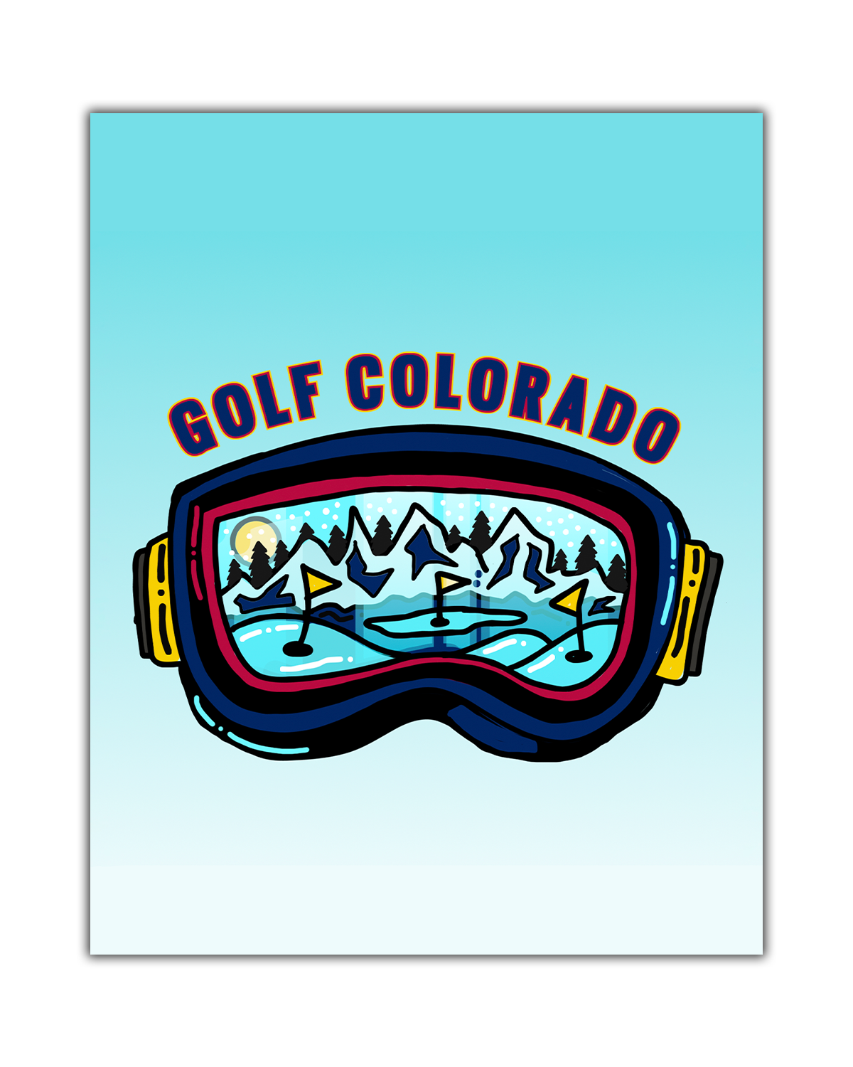 Golf Colorado Poster – Rossi Golf